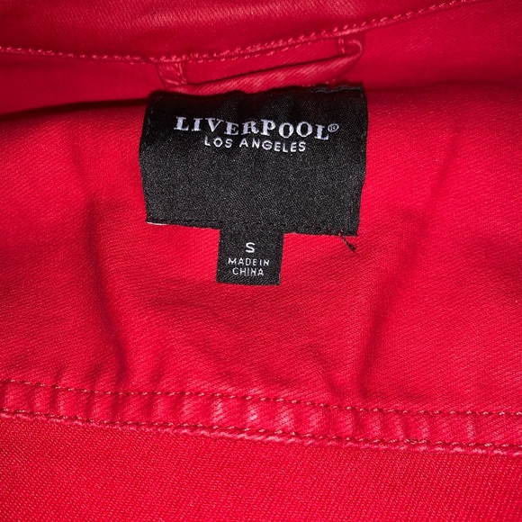 Liverpool | Jackets & Coats | Liverpool Red Leather Jacket | Poshmark